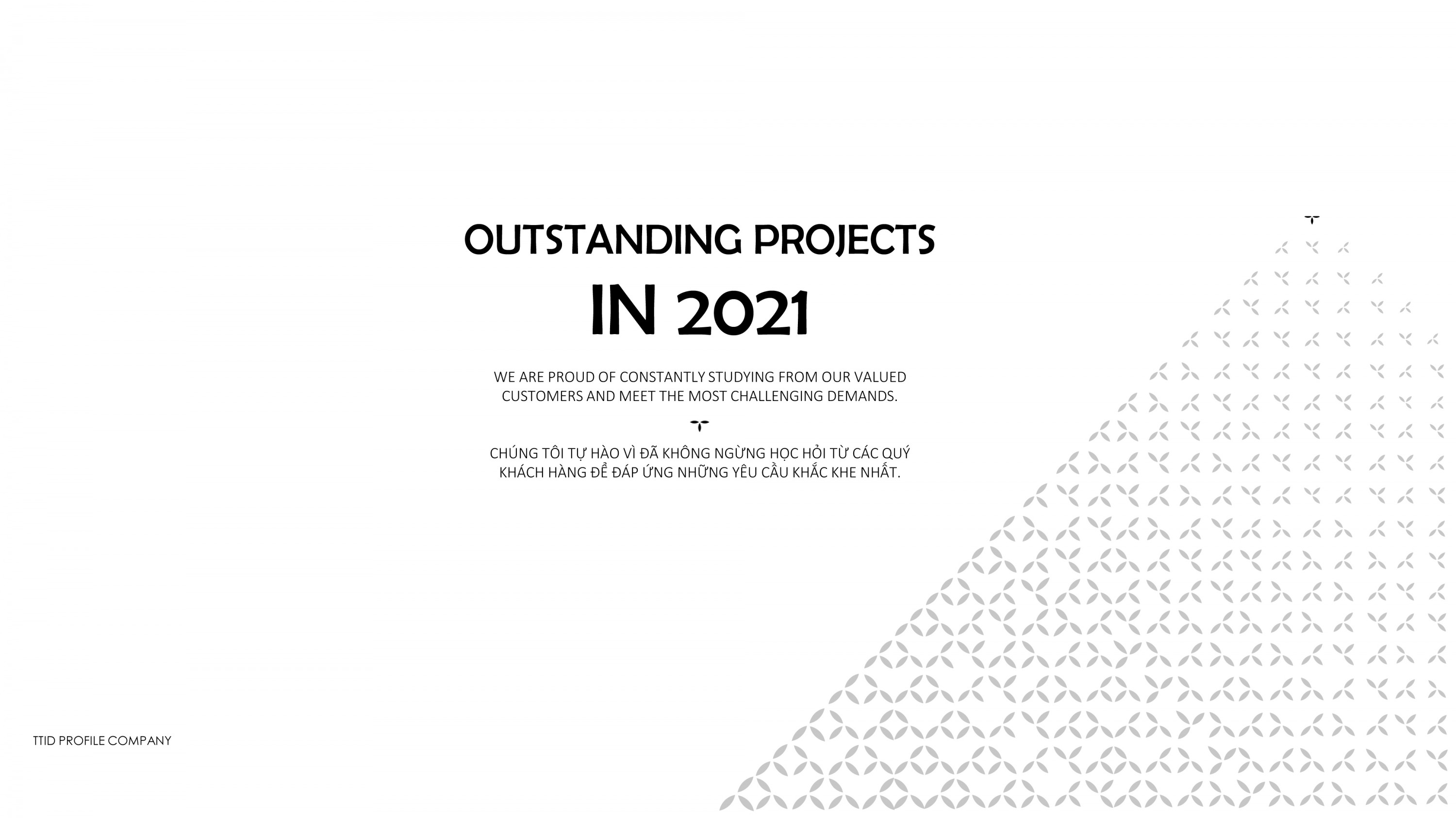 OUTSTANDING PROJECT IN 2021 - ttidcorporation.com